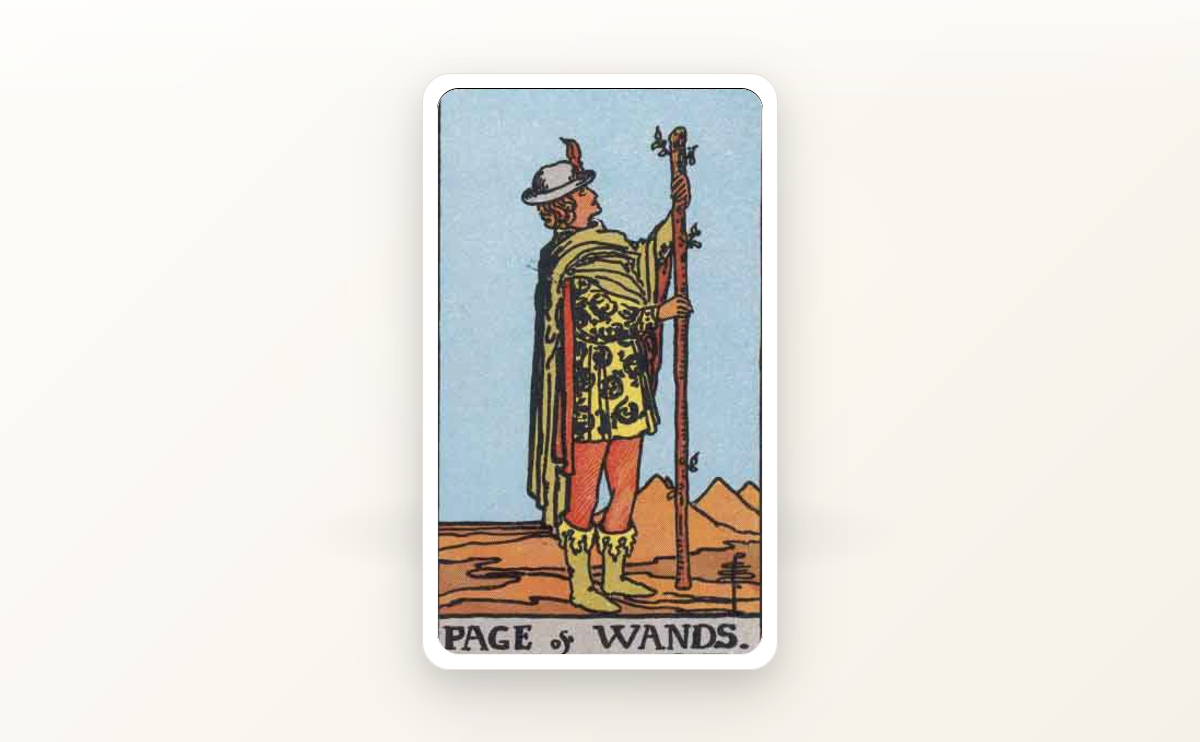 Page of Wands - Minor Arcana Card 11 Tarot Meaning | FateMaster