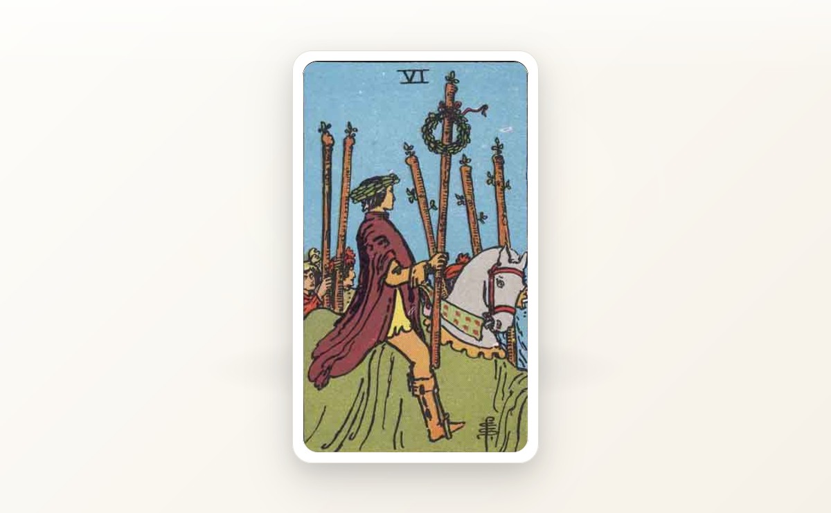 Six of Wands - Minor Arcana Card 6 Tarot Meaning | FateMaster