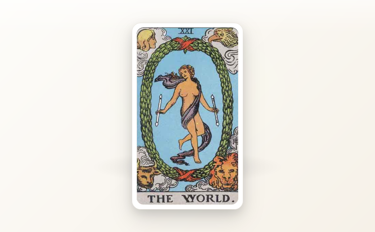 The World - Major Arcana Card 21 Tarot Meaning | FateMaster